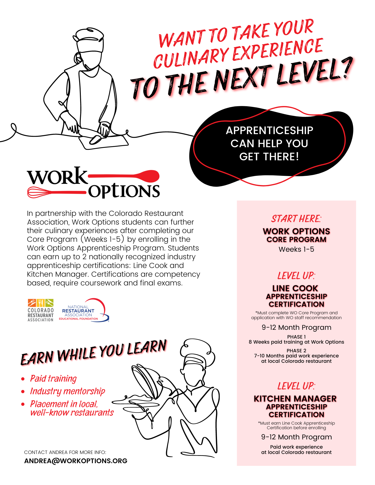 Our Program - Work Options